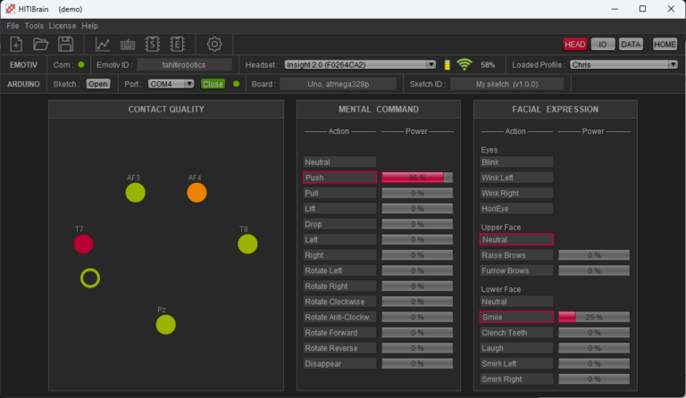 HITISoftware : Control and Monitoring Software for Arduino